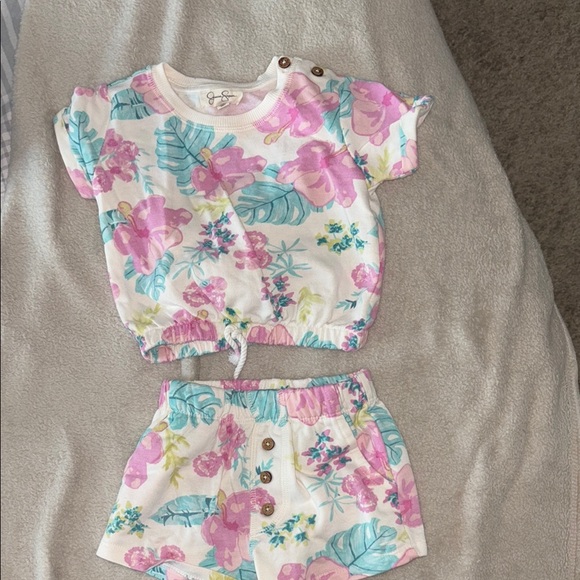 Jessica Simpson | Matching Sets | Jessica Simpson Floral Baby Outfit ...